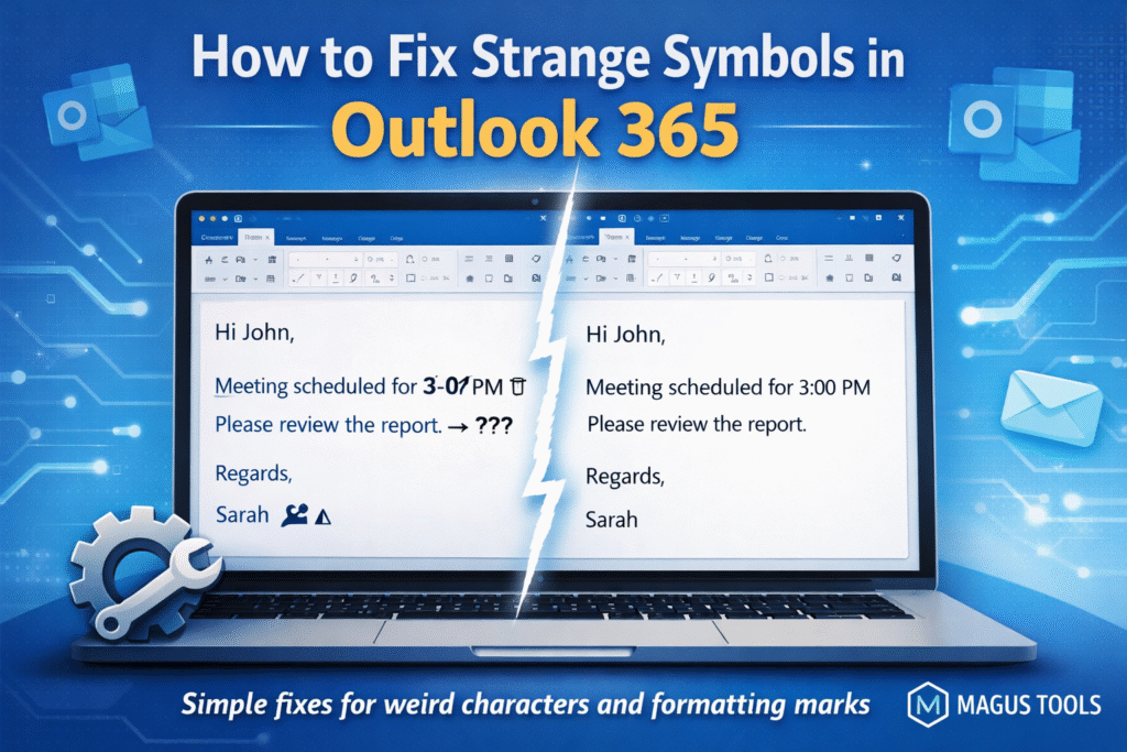 How to Fix Strange Symbols in Outlook 365: A Complete Troubleshooting ...
